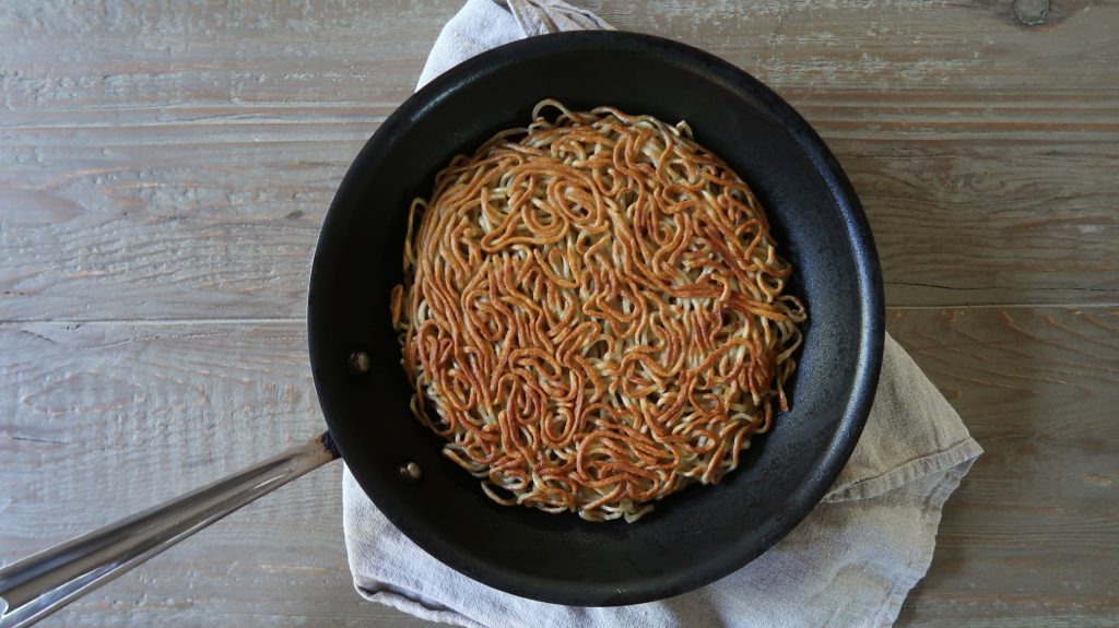 Panfried Rice Noodle Pancake Master Recipe - Viet World Kitchen