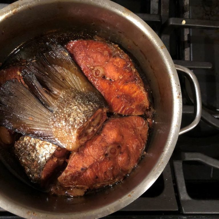 Microwave Steamed Fish with Ginger Sizzle - Viet World Kitchen