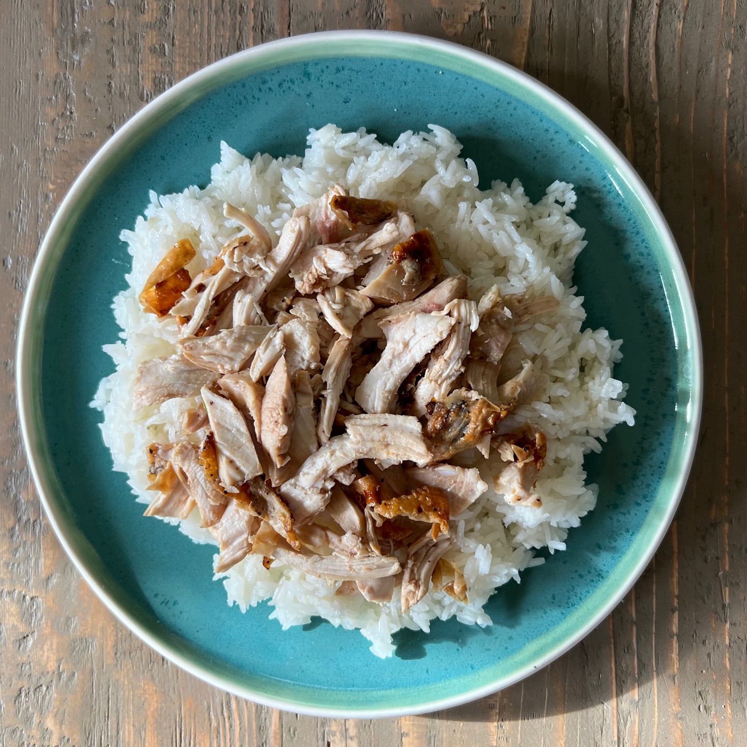 Sticky Rice with Roast Chicken (Xoi Ga Ro Ti) - Viet World Kitchen